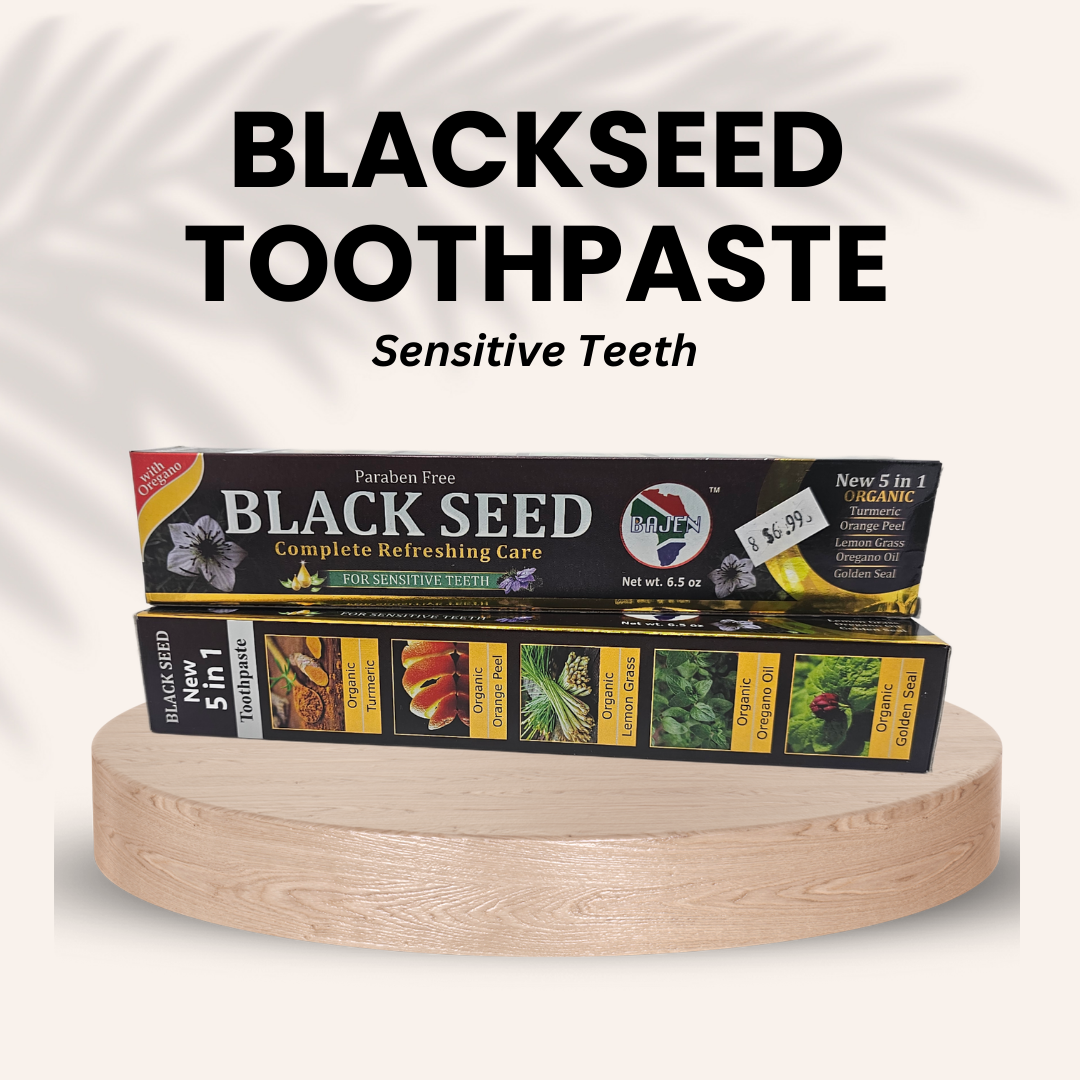 Black Seed 5 in 1 Toothpaste for Sensitive Teeth - 6.5oz – Natural ...