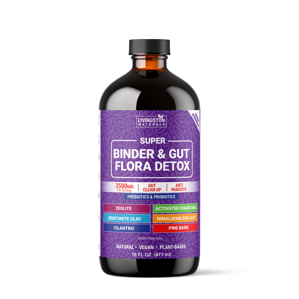SUPER BINDER & GUT FLORA DETOX - 16oz – Natural Herbal Labs