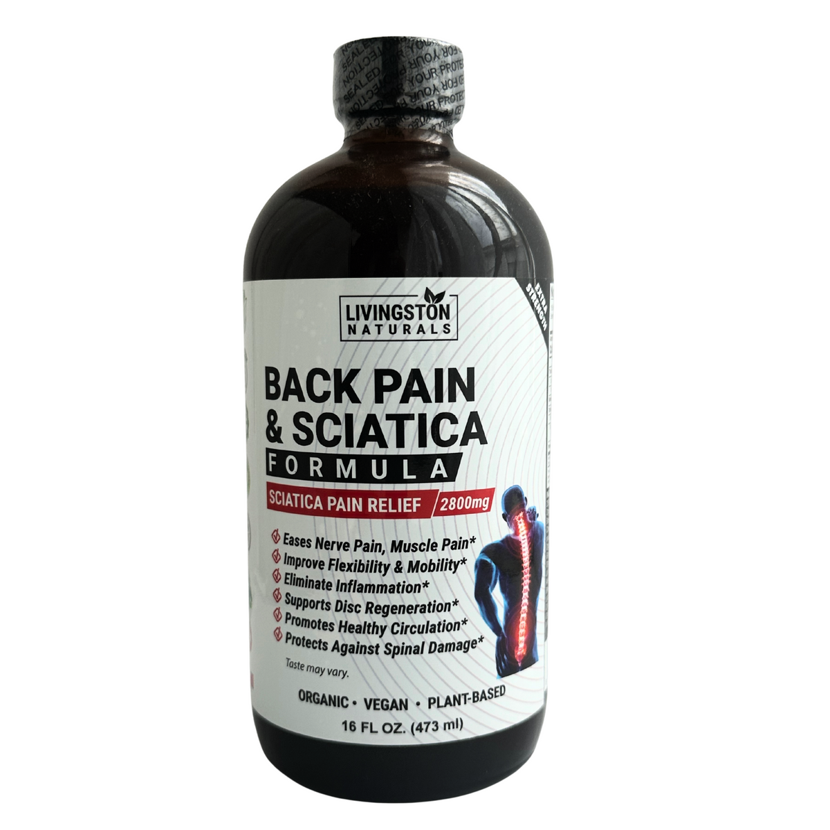 BACK PAIN & SCIATICA FORMULA - 16oz – Natural Herbal Labs