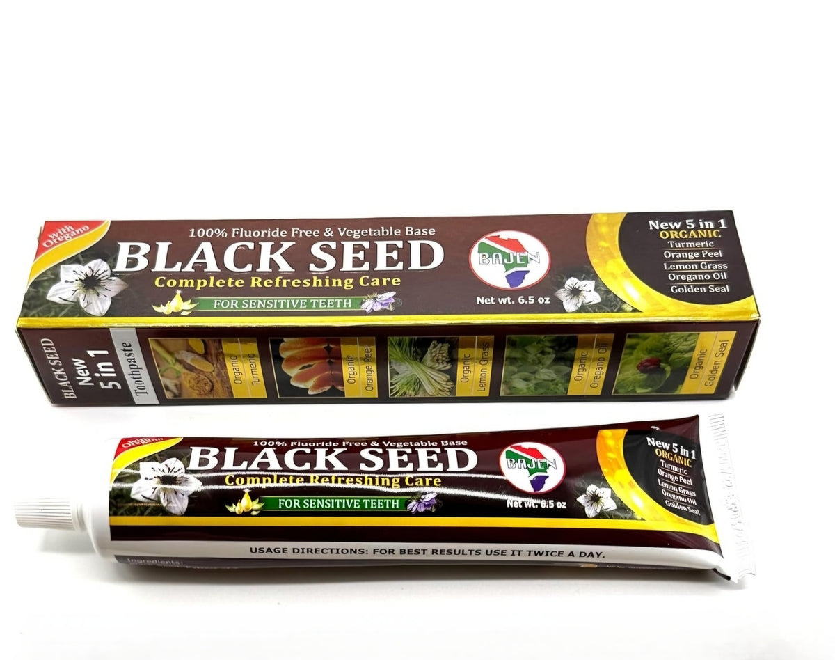Black Seed 5 in 1 Toothpaste for Sensitive Teeth - 6.5oz – Natural ...