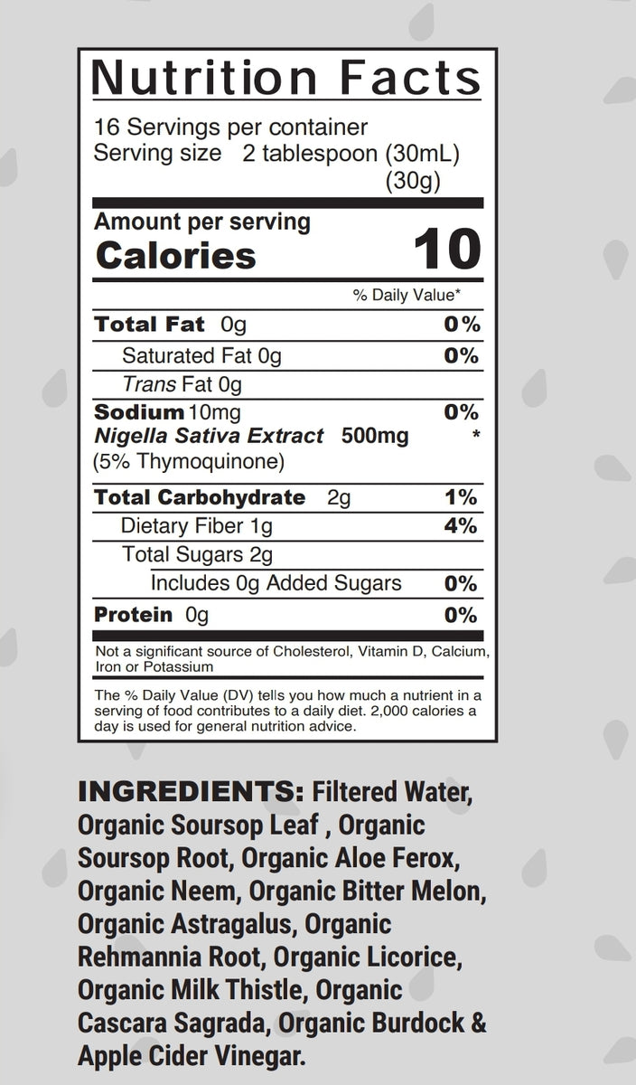 Super Blackseed Bitters - 16oz – Natural Herbal Labs