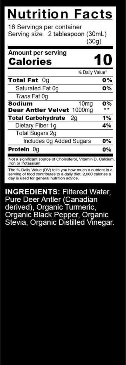 Super Deer Antler - 16 oz – Natural Herbal Labs