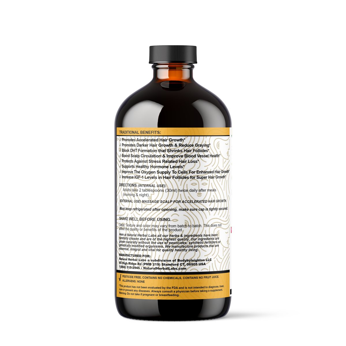 Super Hair Growth Formula - 16oz – Natural Herbal Labs