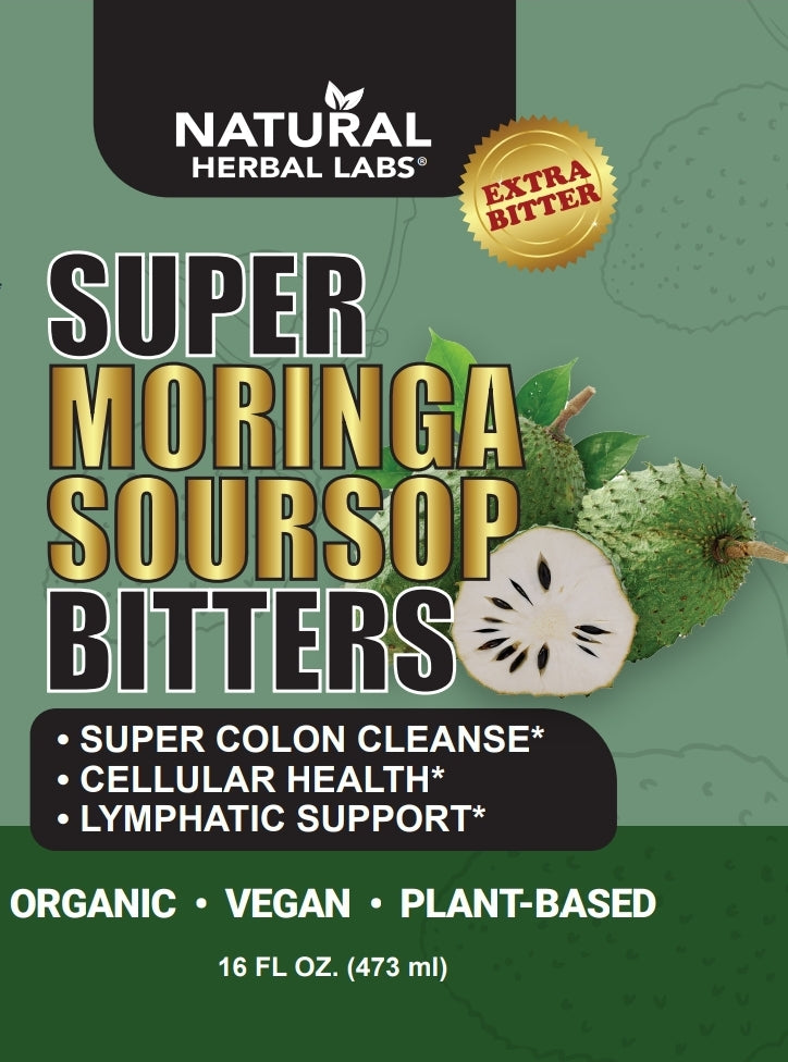 Super Moringa Soursop Bitters - 16oz – Natural Herbal Labs